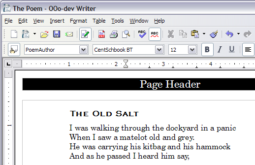 Creating Headers and Footers - Apache OpenOffice Wiki