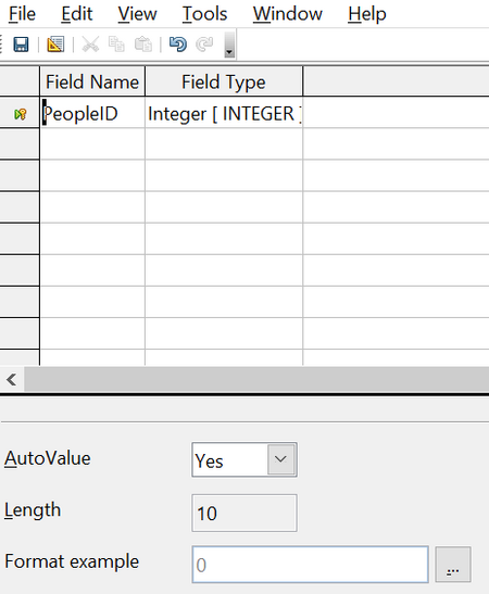 Creating Tables In Design View Apache Openoffice Wiki