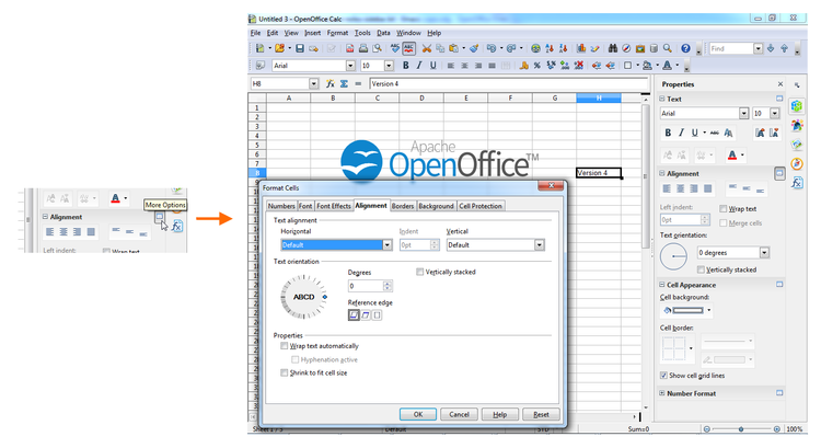 Sidebar Apache Openoffice Wiki