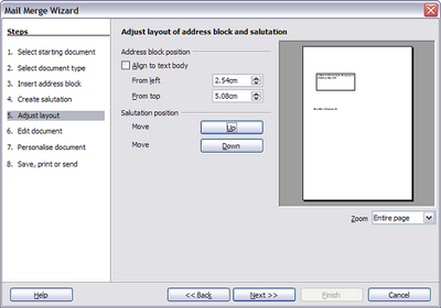 Step 5: Adjust Layout - Apache OpenOffice Wiki
