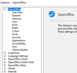 Choosing Options for All of Apache OpenOffice - Apache OpenOffice Wiki